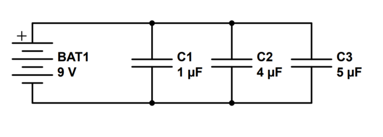 Capacitors in Parallel - Electronics Reference