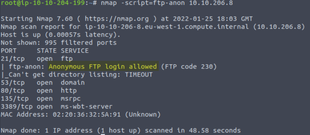 TryHackMe - Nmap - Notes and Walkthrough - Electronics Reference