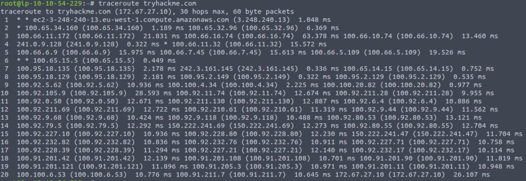 TryHackMe - Introductory Networking - Walkthrough - Electronics Reference