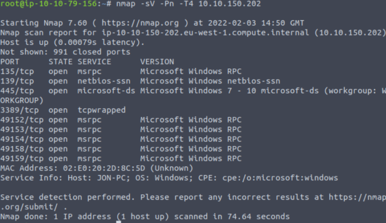 TryHackMe - Blue - Walkthrough - Electronics Reference