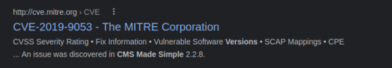 TryHackMe - Simple CTF - Walkthrough and Notes - Electronics Reference
