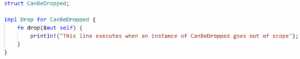 Rust Drop Trait - Electronics Reference