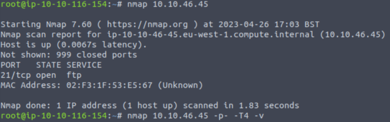 TryHackMe - Network Services - Electronics Reference