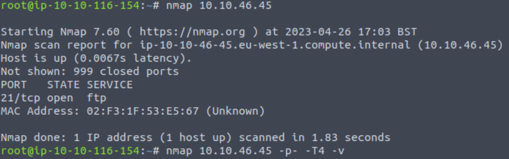 TryHackMe - Network Services - Electronics Reference