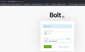 TryHackMe - Bolt - Walkthrough and Notes - Electronics Reference